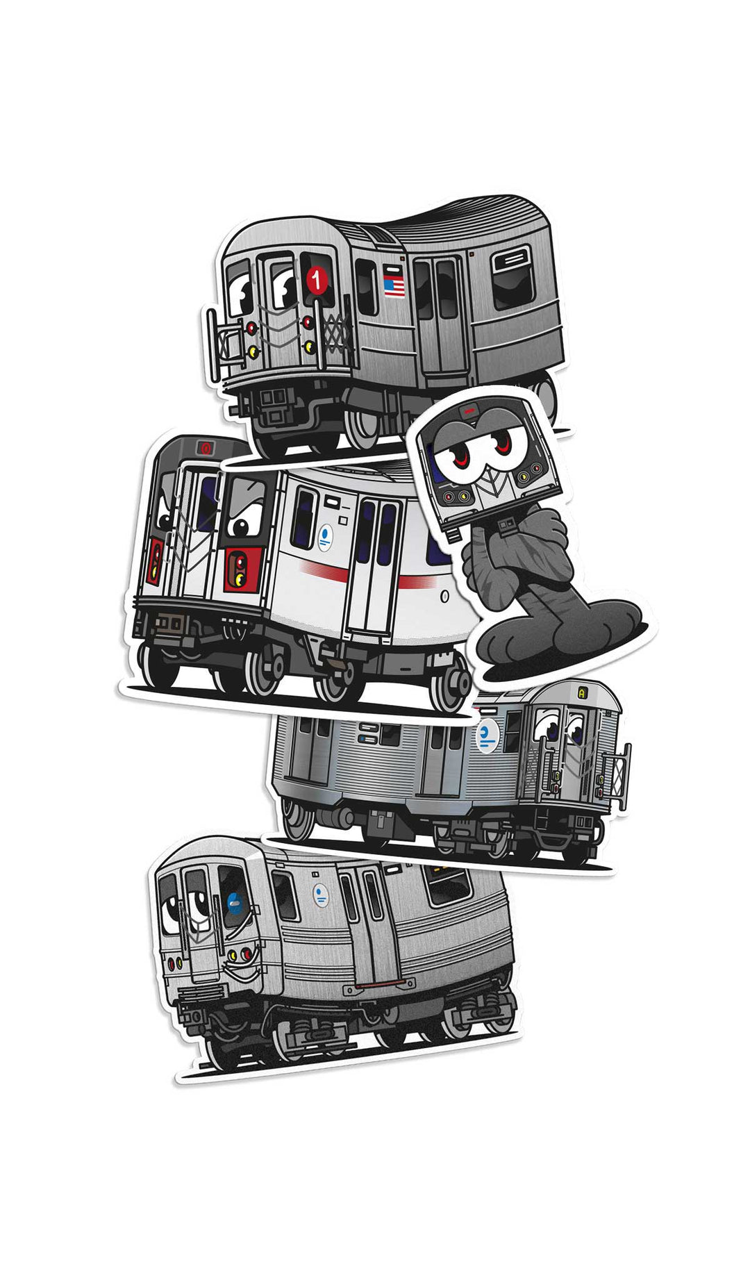New York City Subway sticker set – Vandals on Holidays